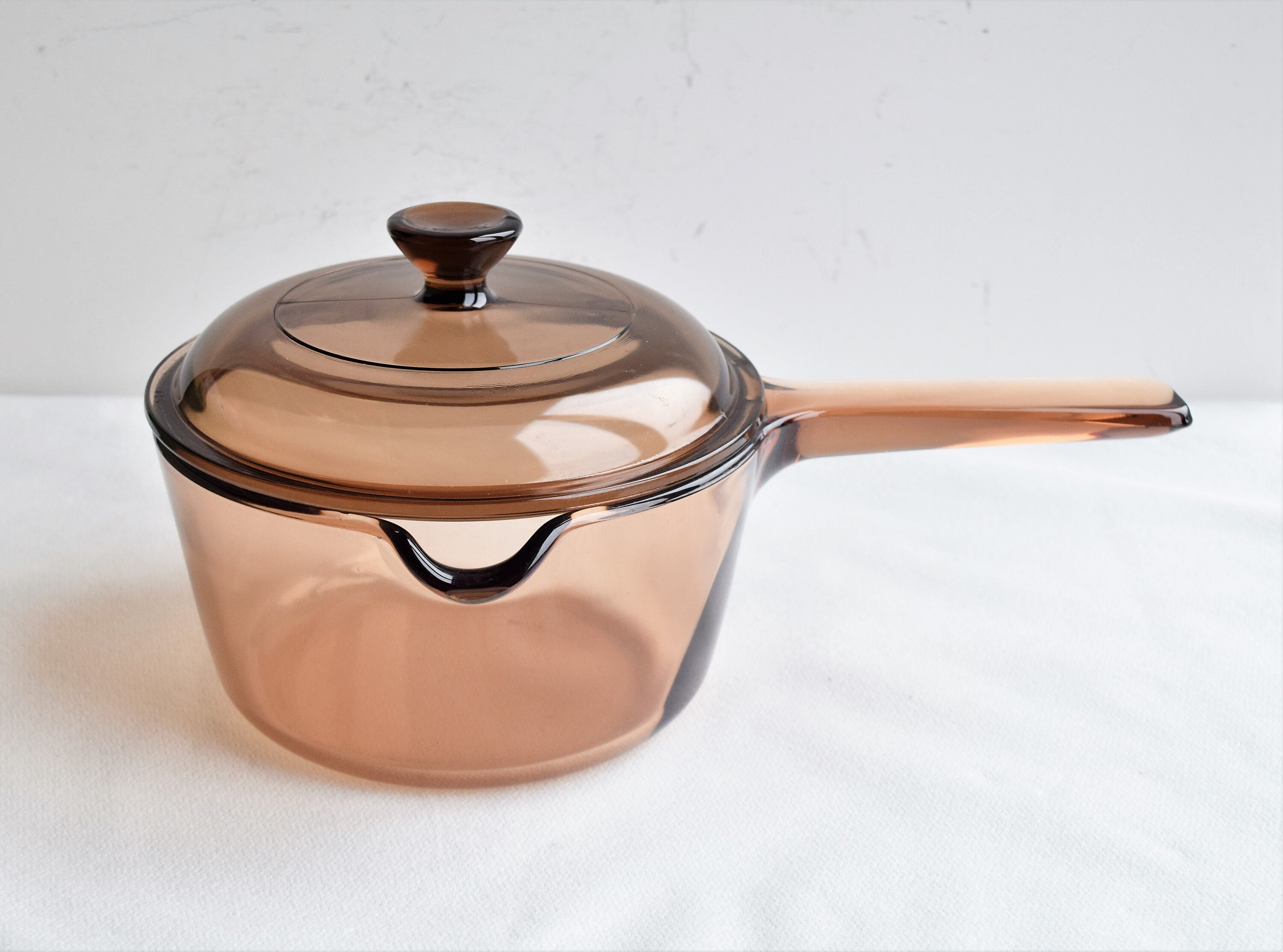 Set of 8 Piece Corning Vision Smoked-glass Bakeware Set With Lids ...