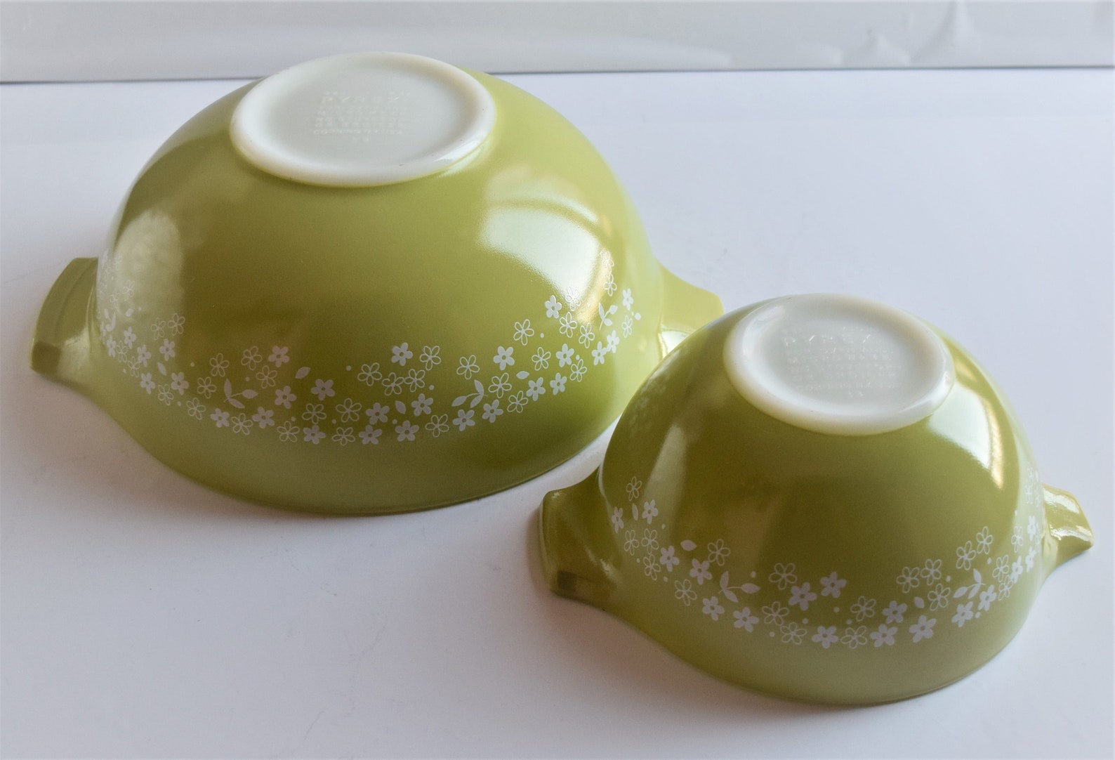 Set of 4 Pyrex Spring Blossom Cinderella Mixing Bowls/glass - Etsy