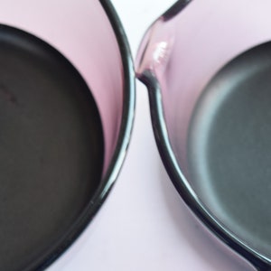 Set of 9 Piece Corning Vision Cranberry Cookware With Lid and Teflon - Etsy