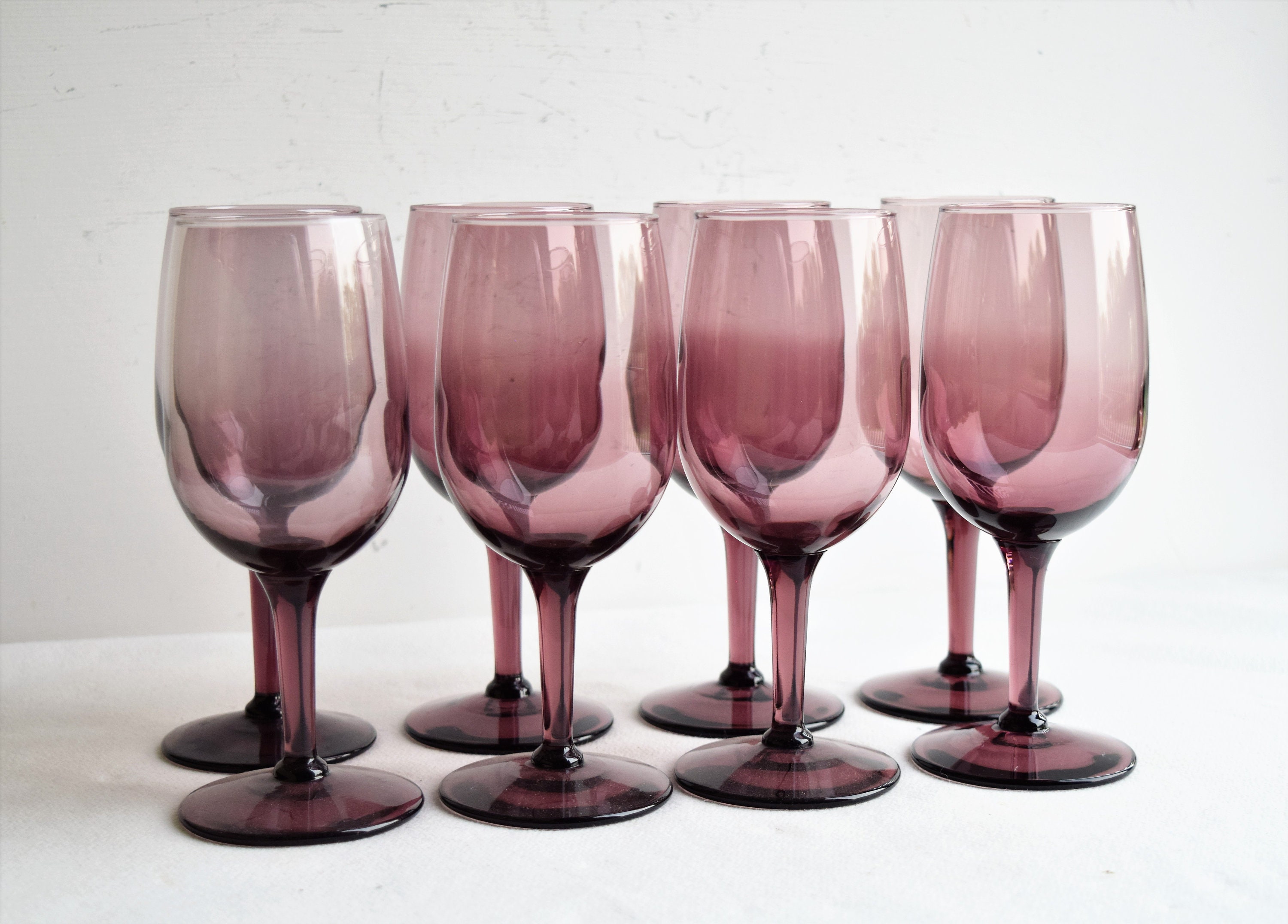 Plum Wine Glasses