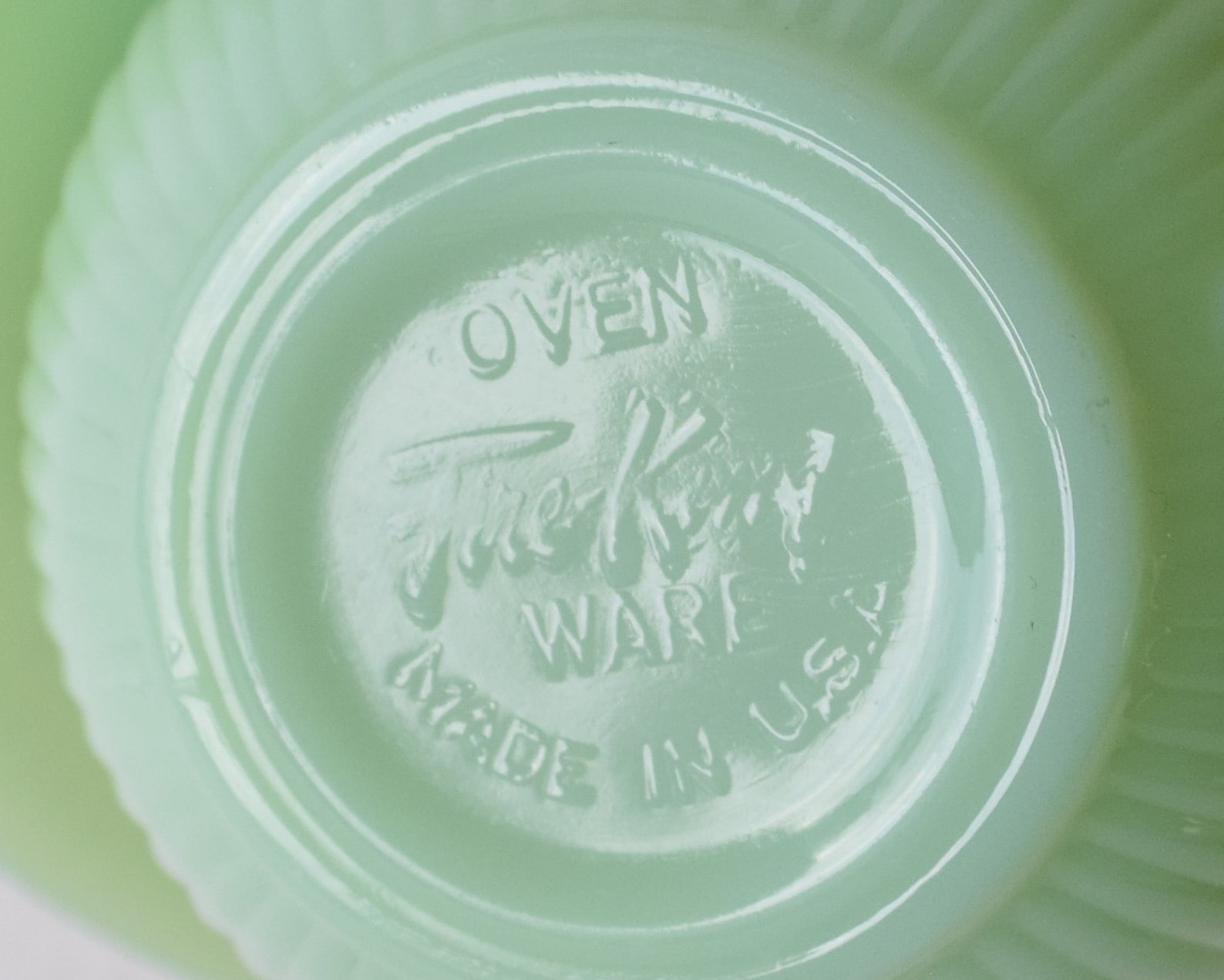 Vintage Fire King Jadeite Jane Ray Dinnerware Set - 5 Piece Place ...