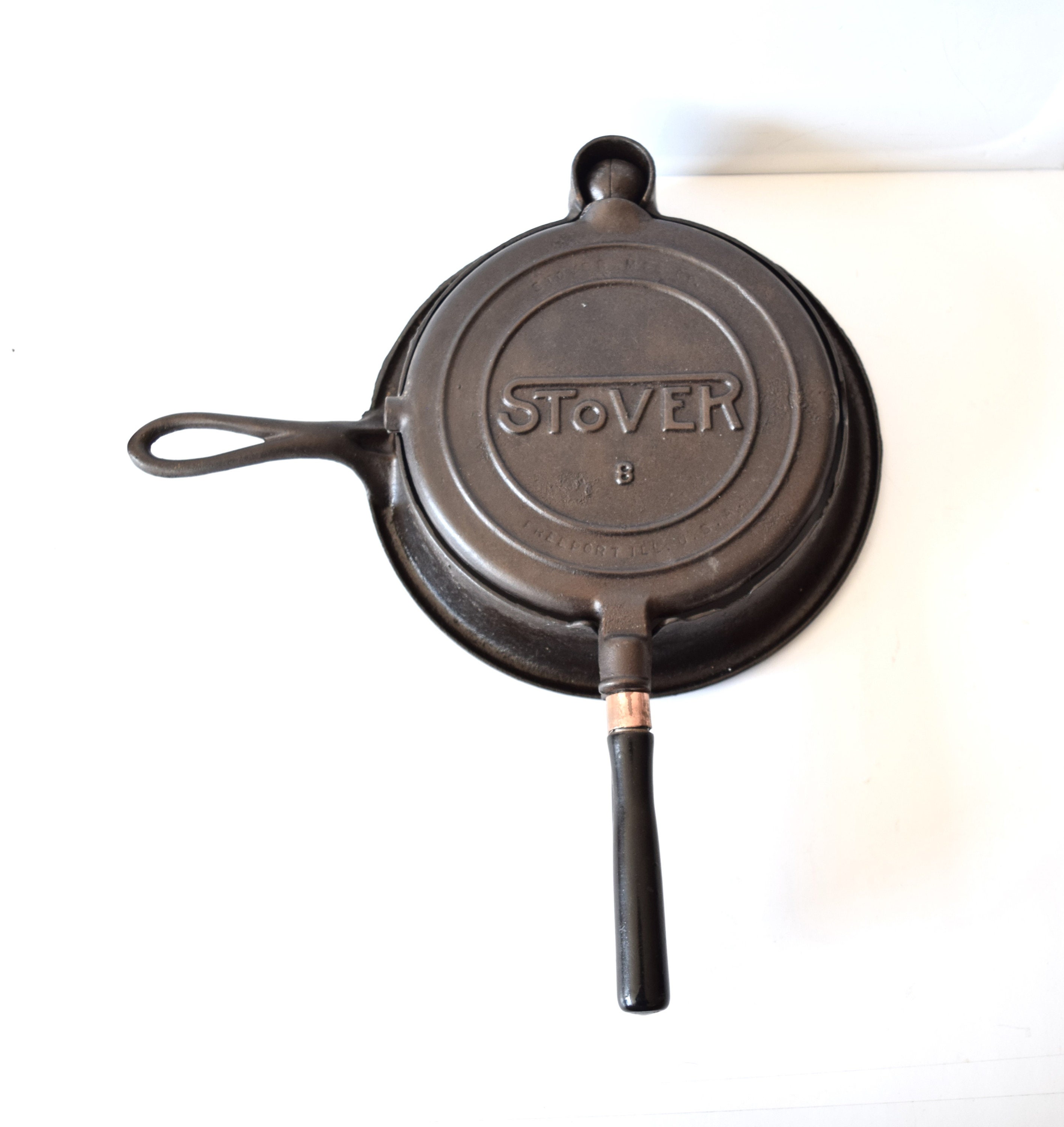 Stover #8 Cast Iron Waffle Maker With Low Base - Etsy