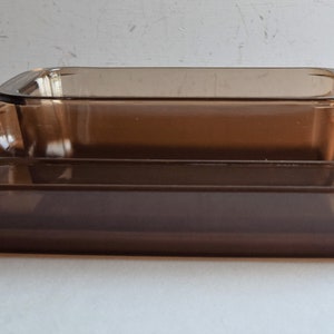 Set of 3 Matching Smokey Brown Pyrex Baking Pans/ Glass Bakeware ...