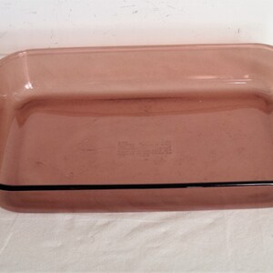 Cranberry Pyrex Baking Pans Set of 3 Matching Tempered Glass - Etsy