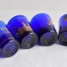 Set of 4 Royal Blue Shot Glasses/novelty Barware/ Blue Libbey - Etsy