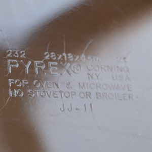 Set of 3 Matching Smokey Brown Pyrex Baking Pans/ Glass Bakeware ...