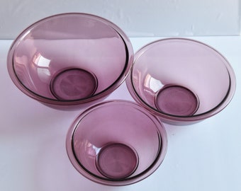 Purple Mixing Bowls - Etsy