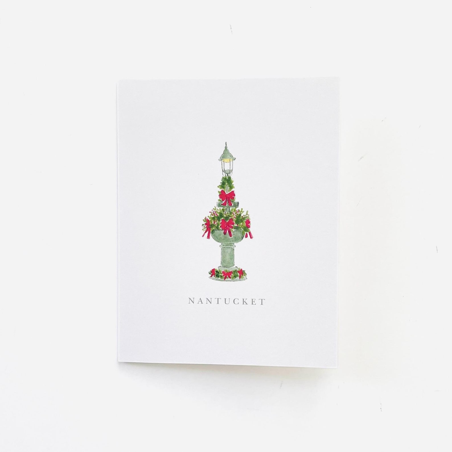 Christmas Fountain Card - Etsy