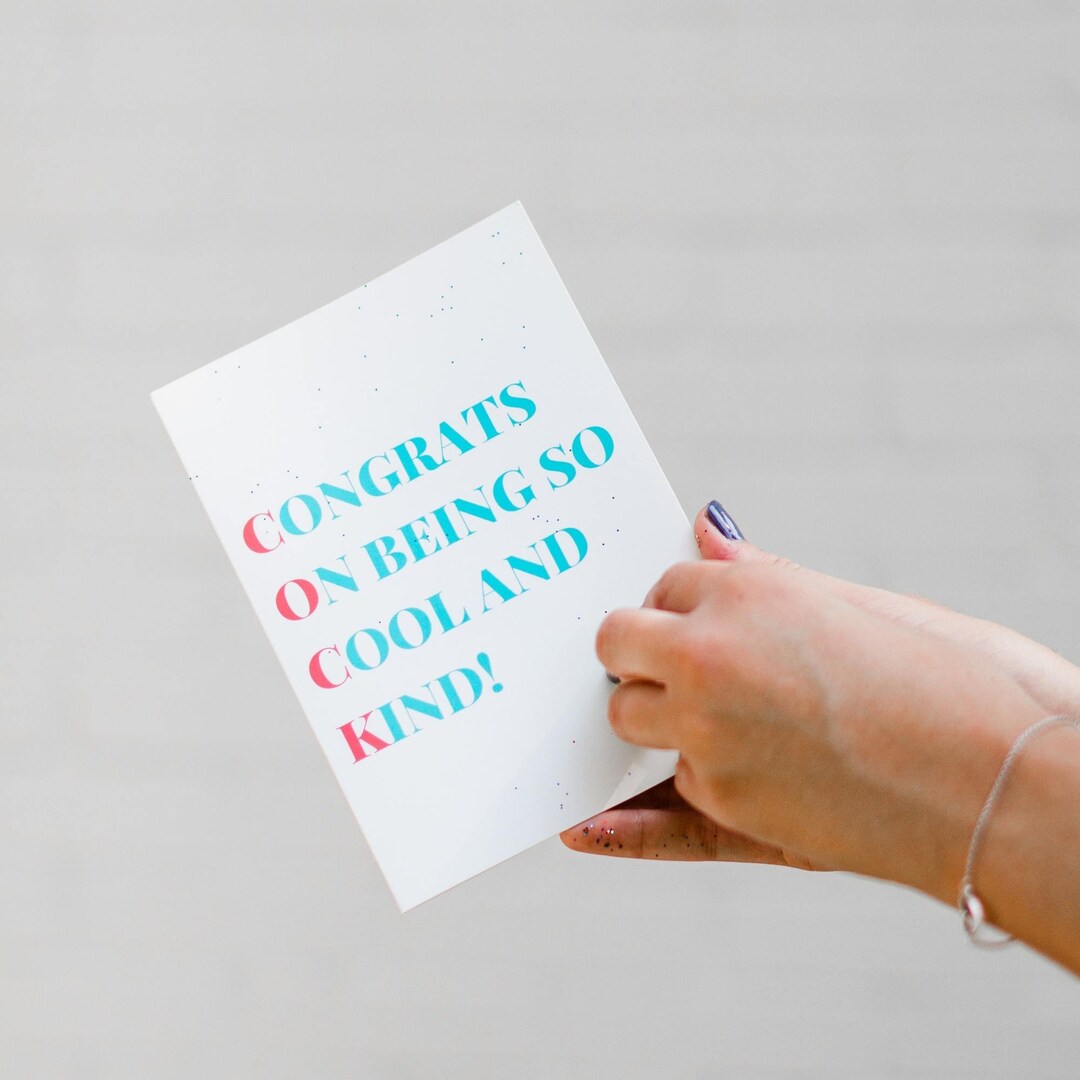 Prank Greeting Card Bomb Card Gag Gifts Congrats Glitter Bomb Card ...