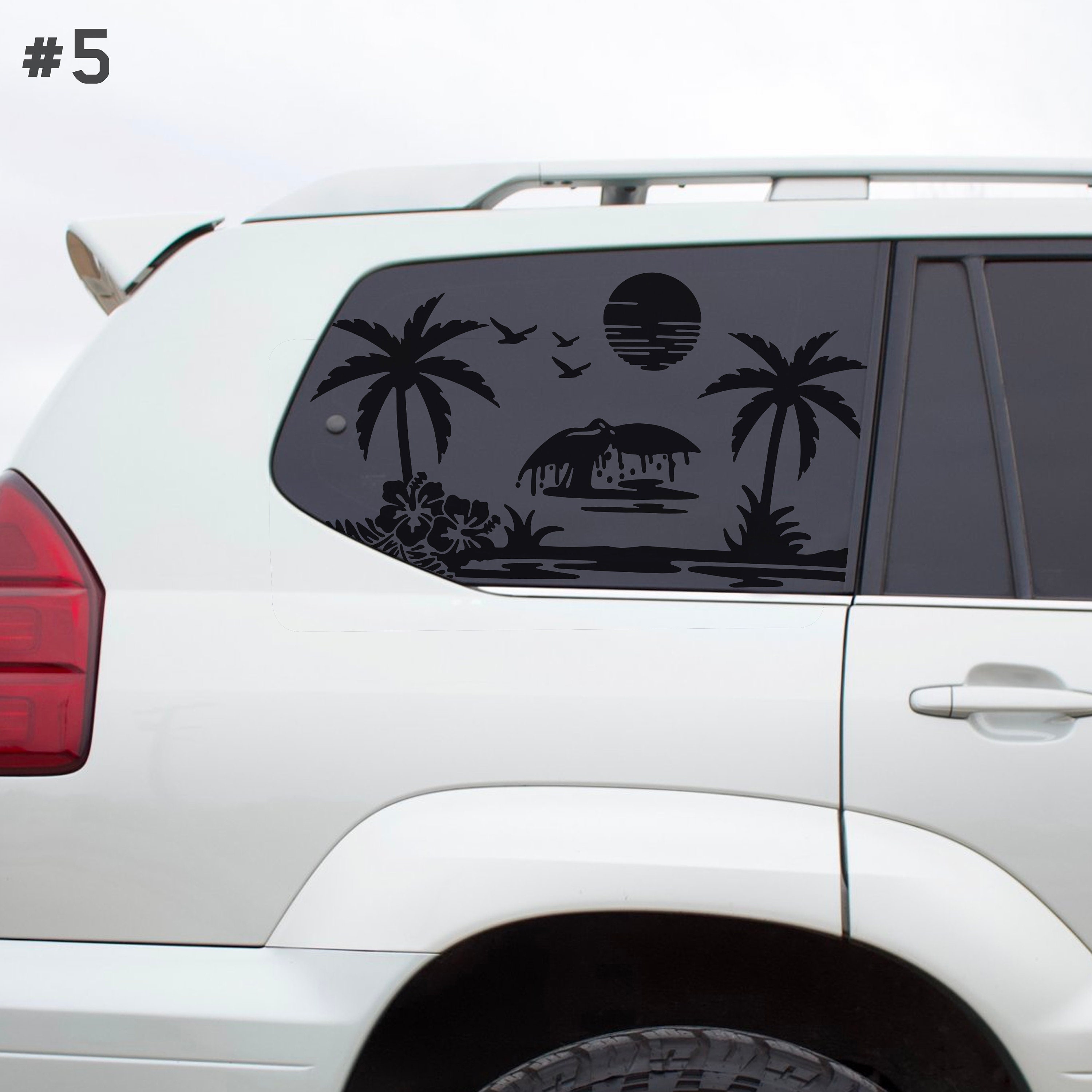 Lexus Gx460/gx470 03-09 Ocean Beach Scene Window Decals - Etsy