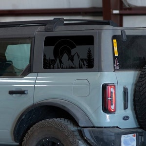 2021 Ford Bronco 4 Door Window Decals - Etsy