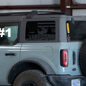 2021 Ford Bronco 4 Door Window Decals - Etsy