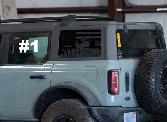 2021 Ford Bronco 4 Door Window Decals - Etsy