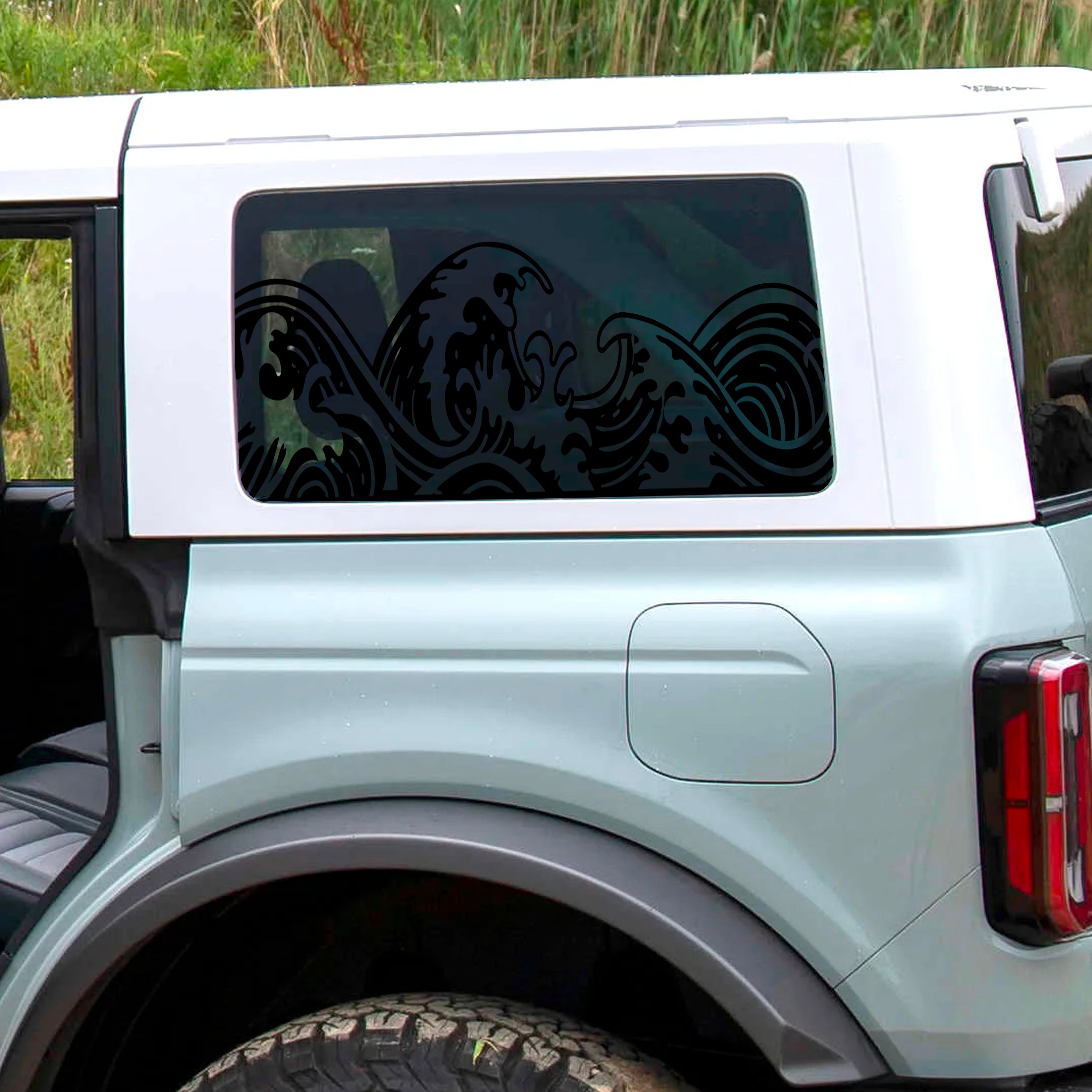 2021 Ford Bronco Ocean Waves Scene Window Decals - Etsy