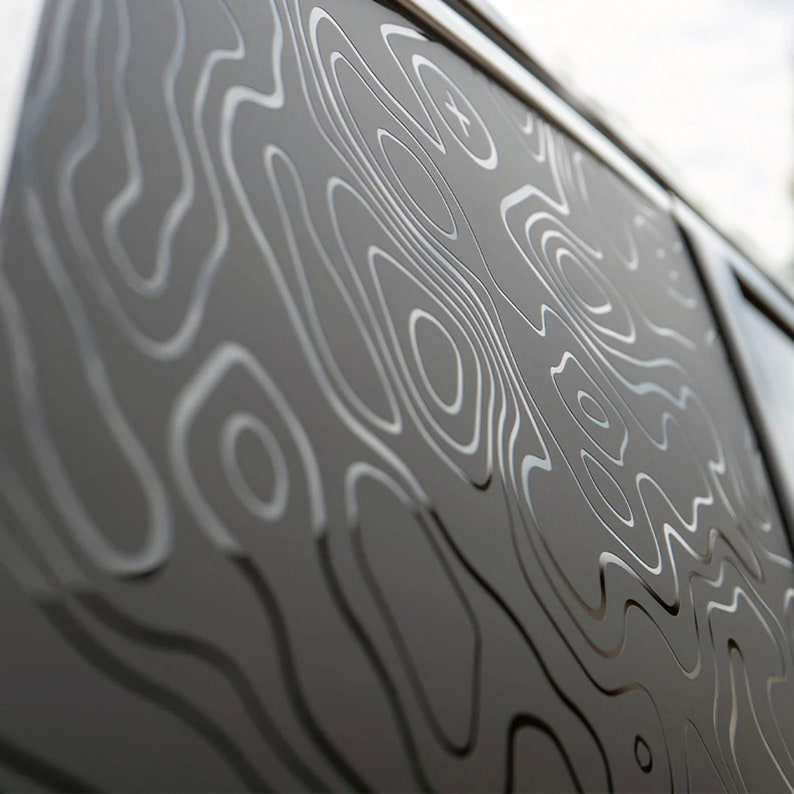 2021 Ford Bronco Topography Window Decals - Etsy