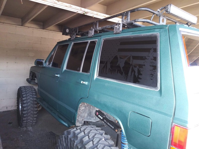 Jeep Cherokee XJ 84-01 USA Window Decals - Etsy