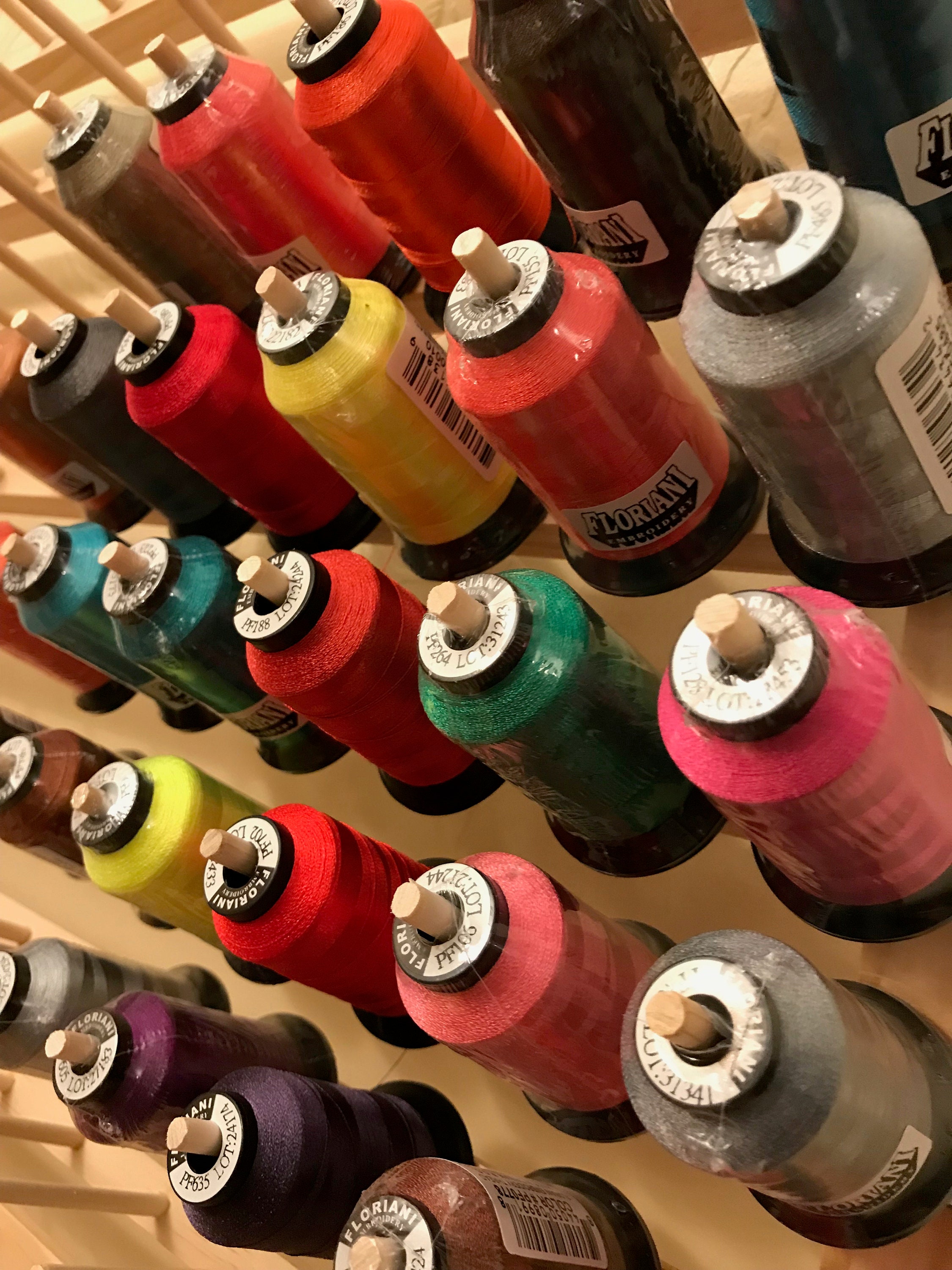 144 Spool Thread Rack-2 Inch Spacing Thread Storage Thread - Etsy Canada