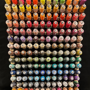 192 Spool Thread Rack 2 Inch Spacing-thread Organization, Thread ...