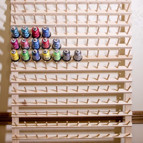 192 Spool Thread Rack 2 Inch Spacing-thread Organization - Etsy