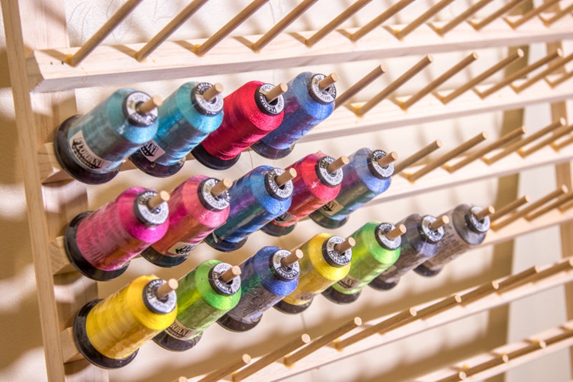 192 Spool Thread Rack 2 Inch Spacing-thread Organization - Etsy