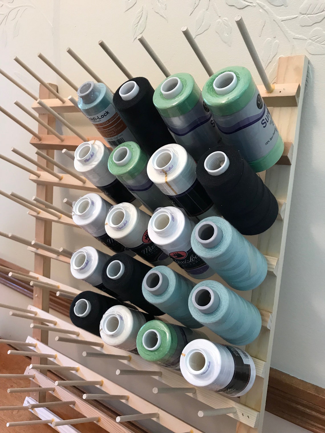Thread Rack-serger Thread 2 1/4 In. Spacing 80 Spools | Etsy