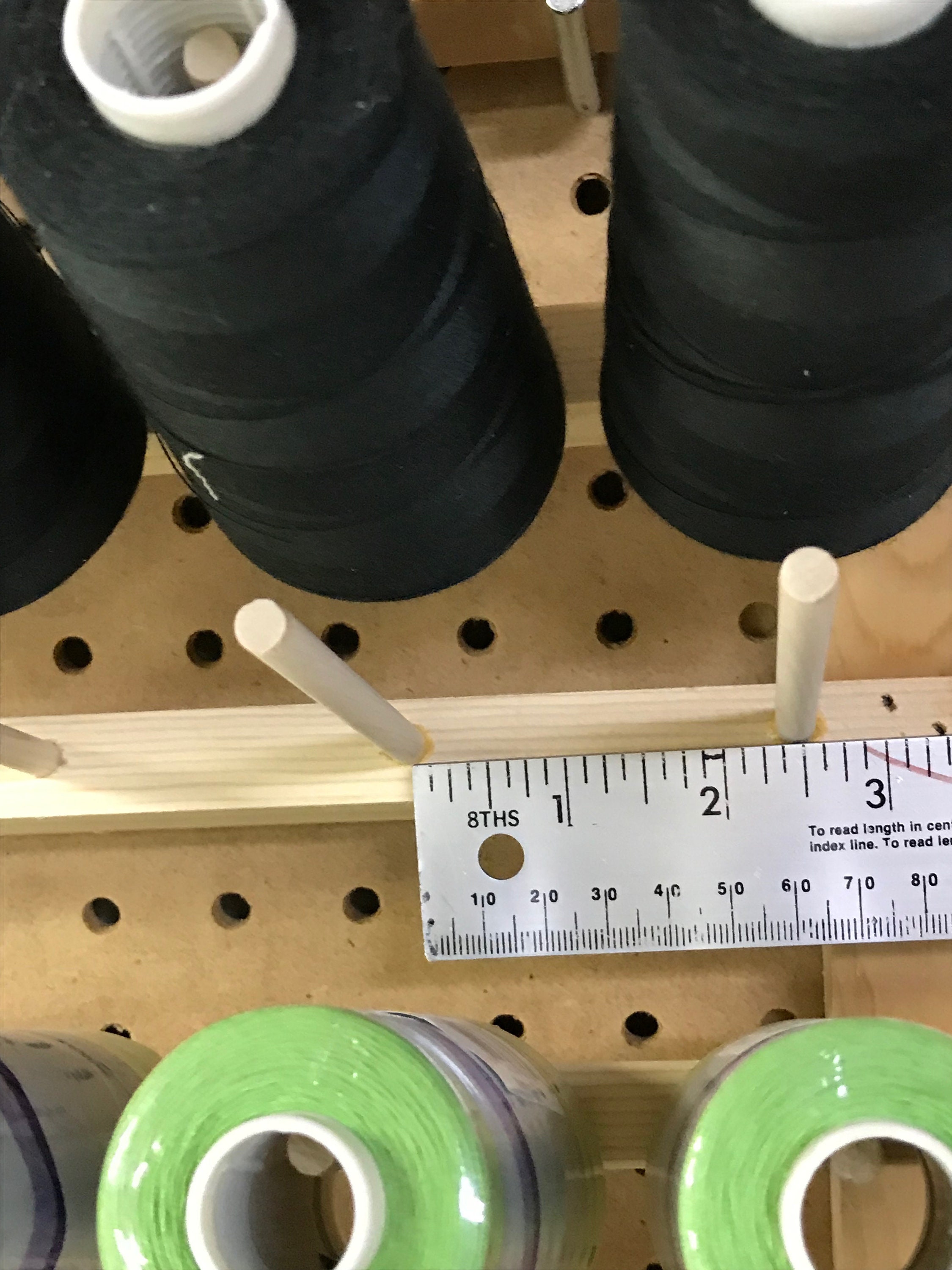 Thread Rack-serger Thread 2 1/4 In. Spacing 80 Spools - Etsy