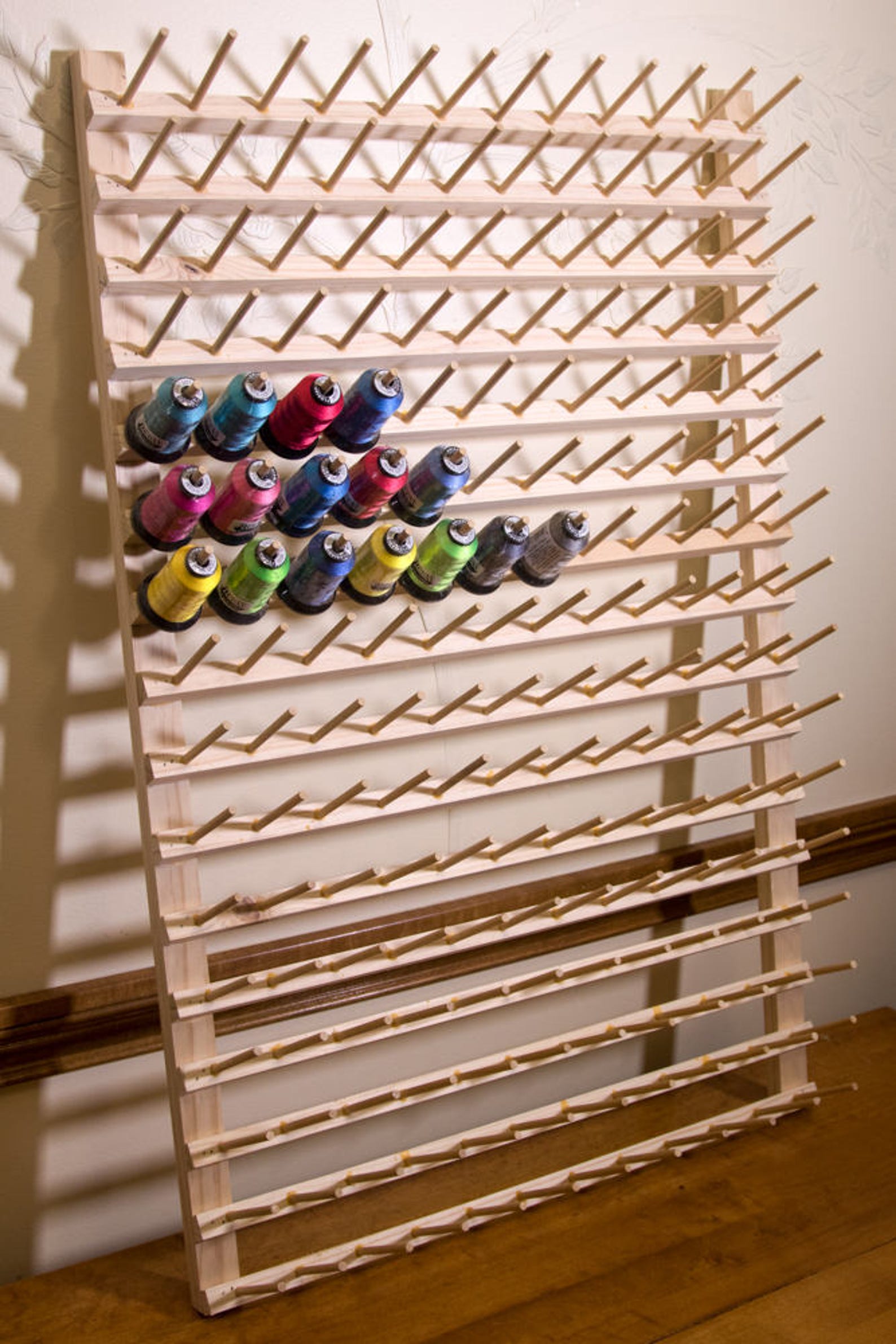 192 Spool Thread Rack 2 Inch Spacing-thread Organization - Etsy