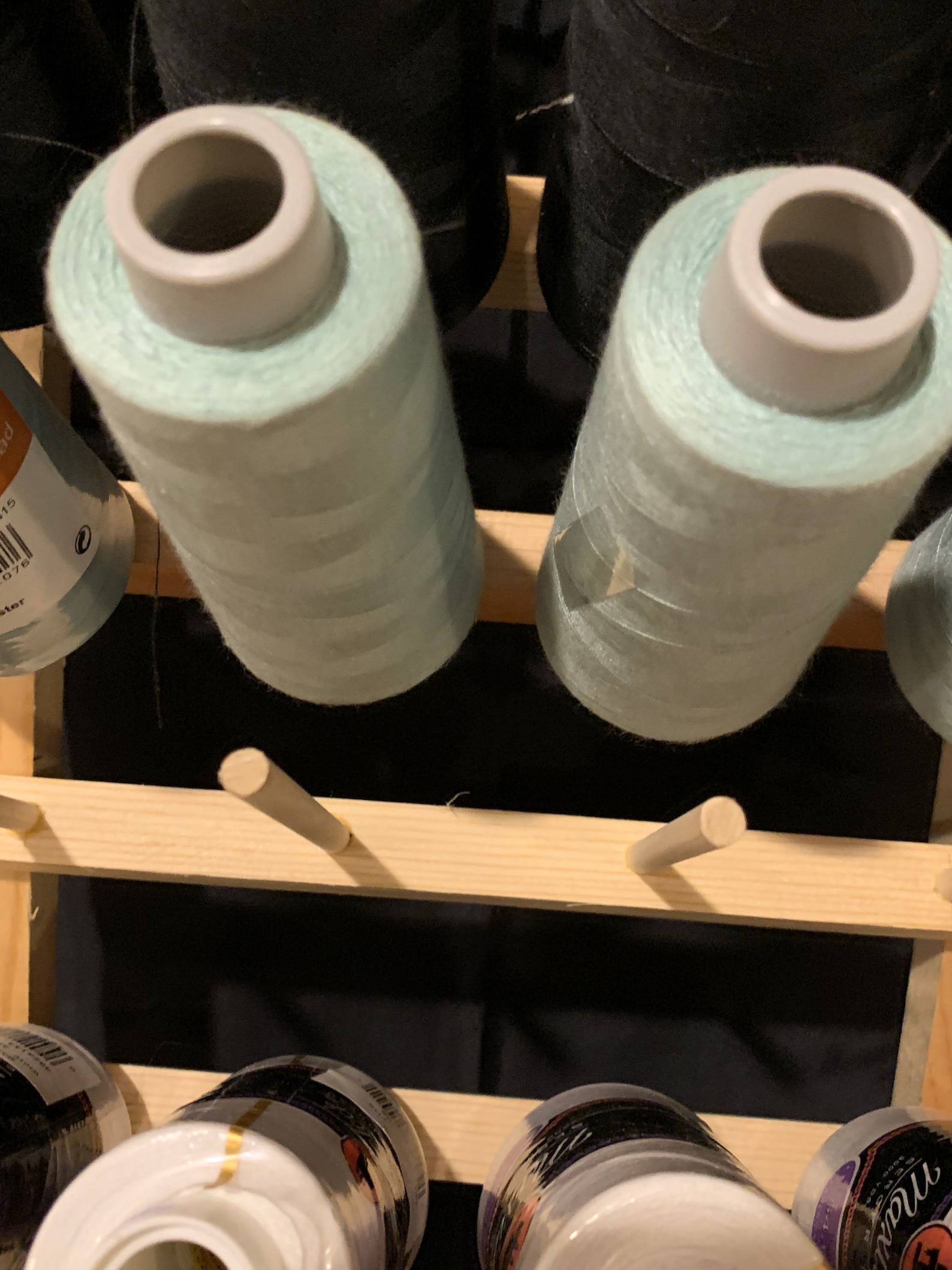 Thread Rack-serger Thread 2 1/4 In. Spacing 80 Spools - Etsy