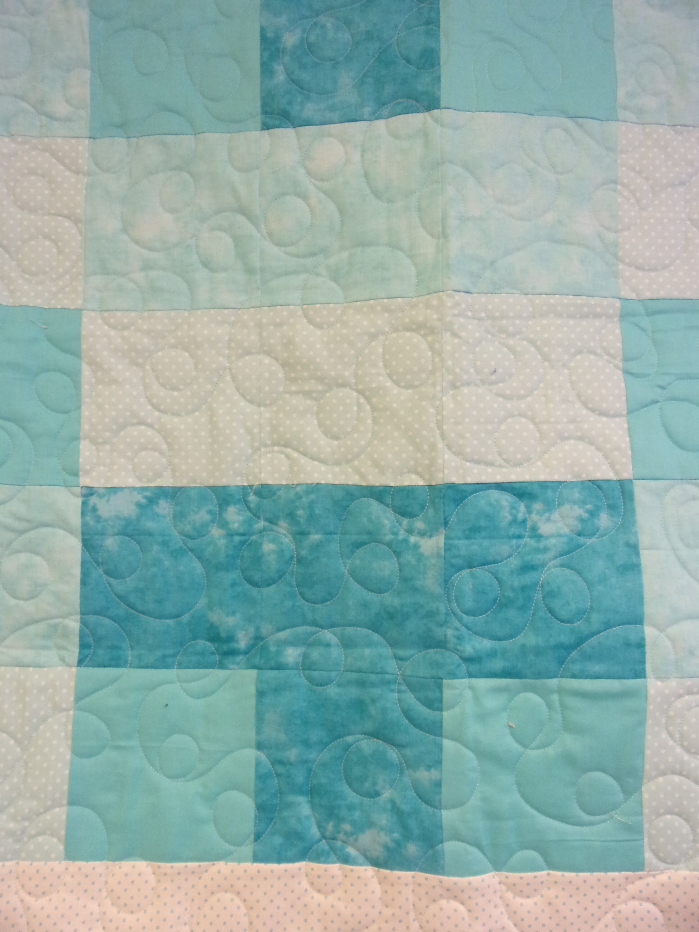 Baby Quilt, Shades of Teal Baby Quilt, 40x 40 - Etsy