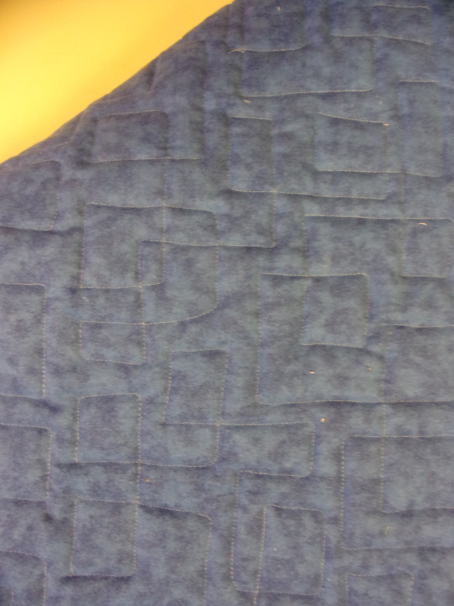 Quilt, Handmade Blue Rose Quilt 47 X 58 - Etsy