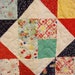Quilt, Handmade Red White and Bloom Quilt, 79" X 87" - Etsy