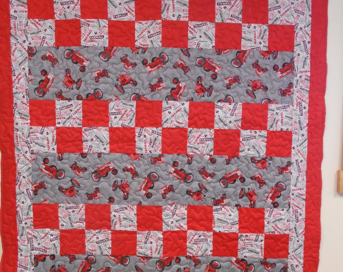 Case IH Quad Tractor Quilt - Etsy Canada