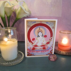 White Tara Card - Etsy