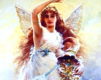 Lady Fortuna Goddess of Fortune / Blind Luck Graphic SVG, PNG, EPS for ...