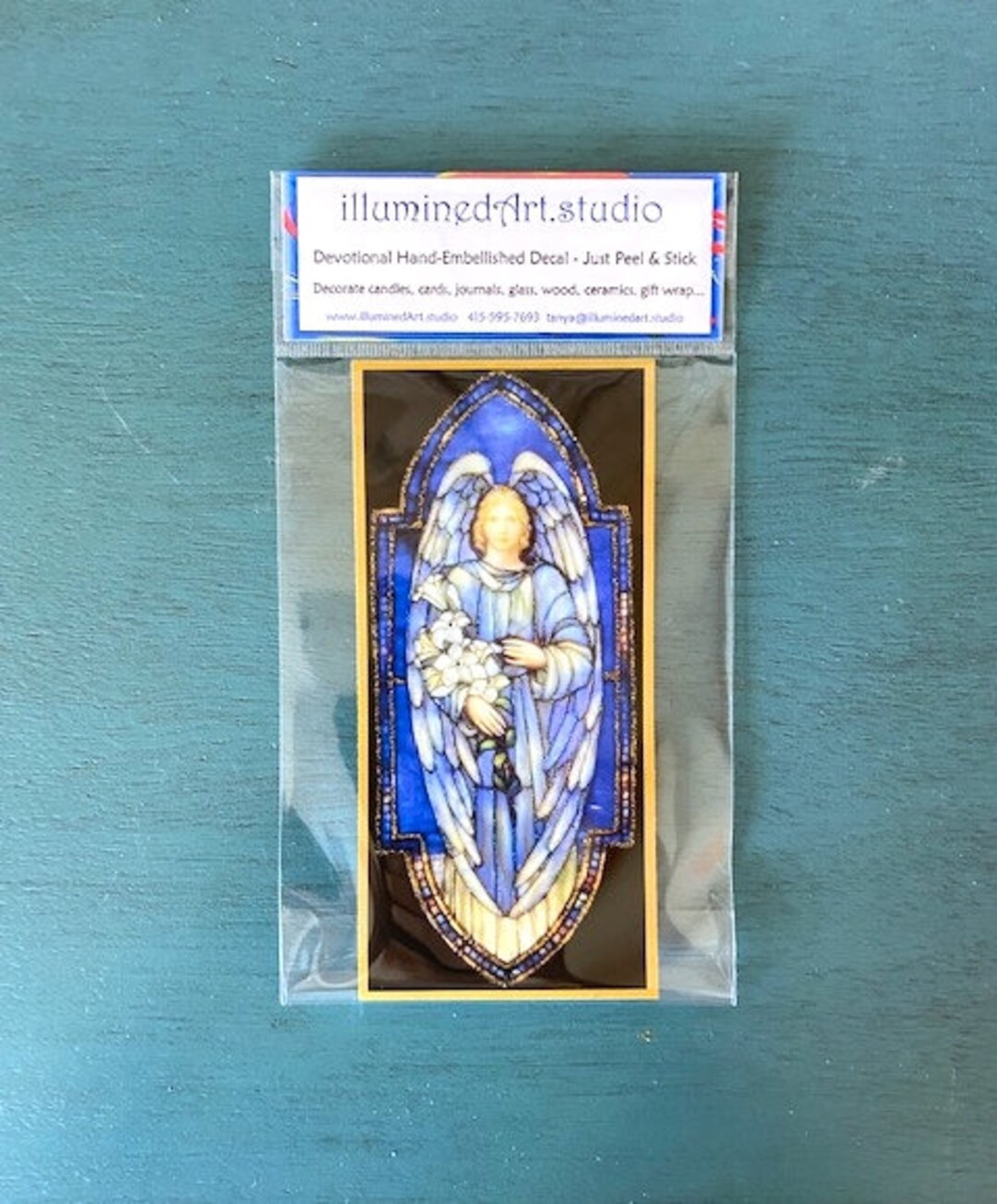 Archangel Gabriel Decal, Hand-embellished - Etsy
