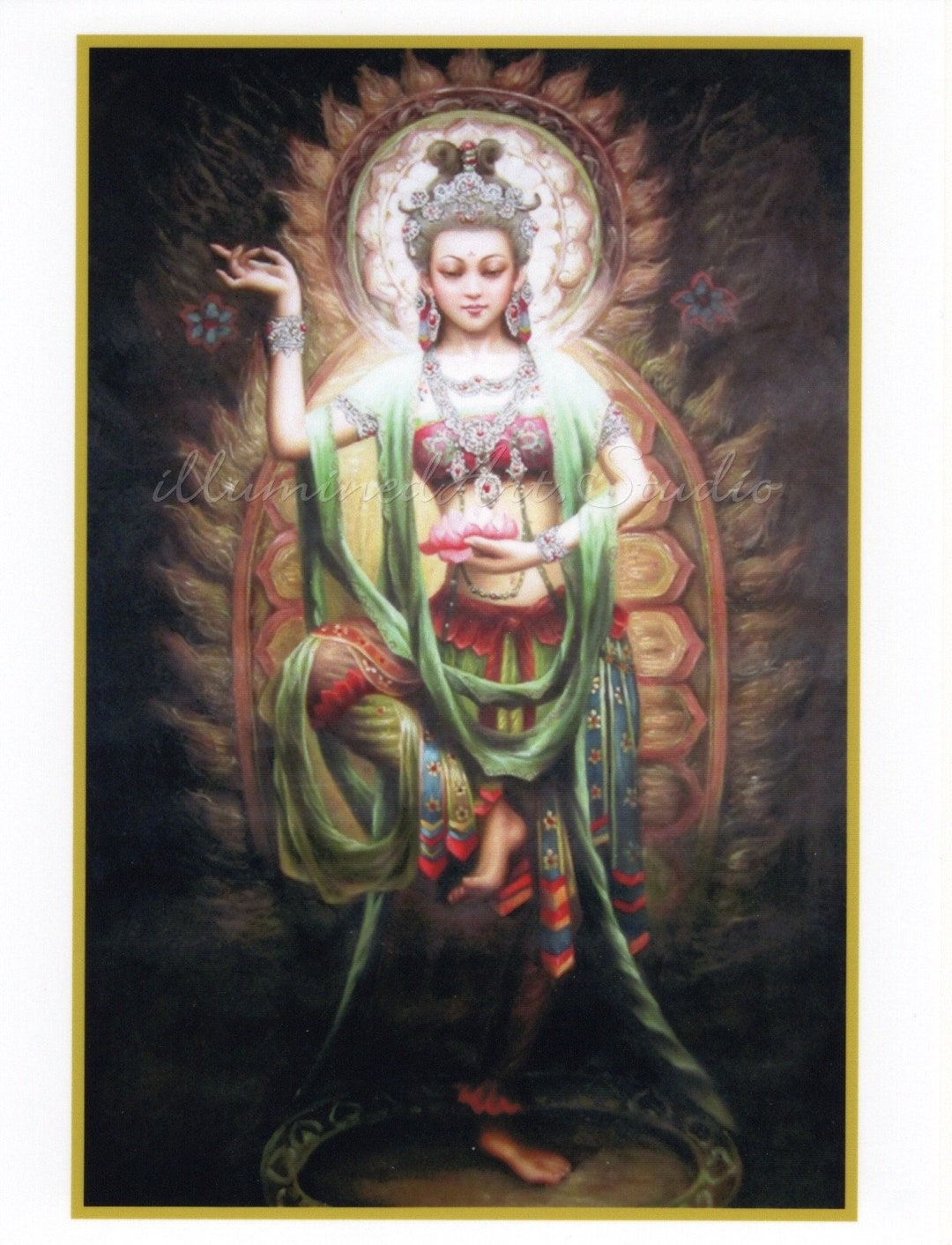 Goddess Shakti Card - Etsy