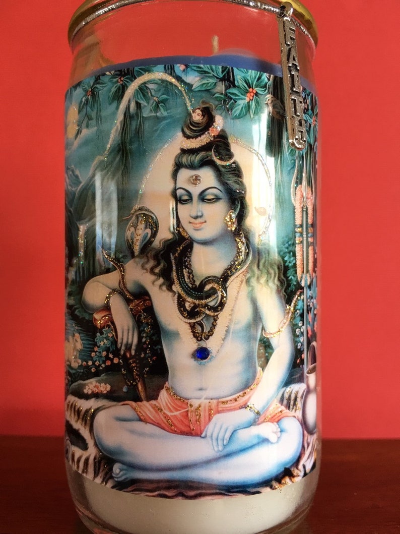 Shiva 4 Tall Embellished Candle - Etsy