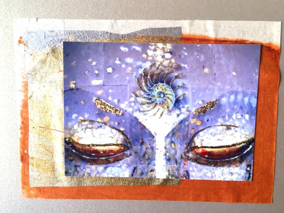 Buddha's Third Eye Card Hand Made - Etsy