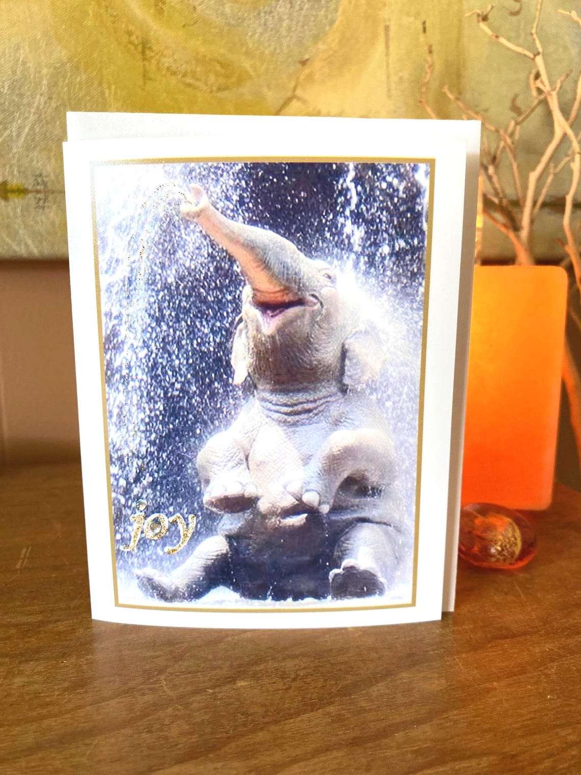 Ellie "joy" Crystal Inspiration Card - Etsy