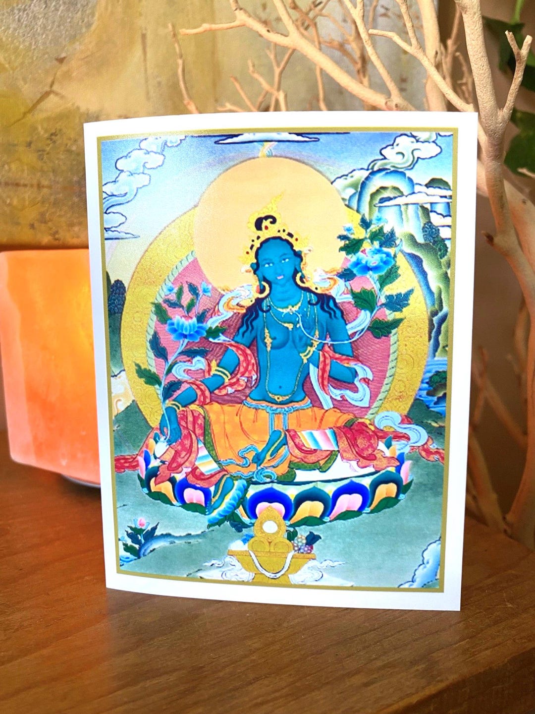 Goddess Green Tara Card - Etsy