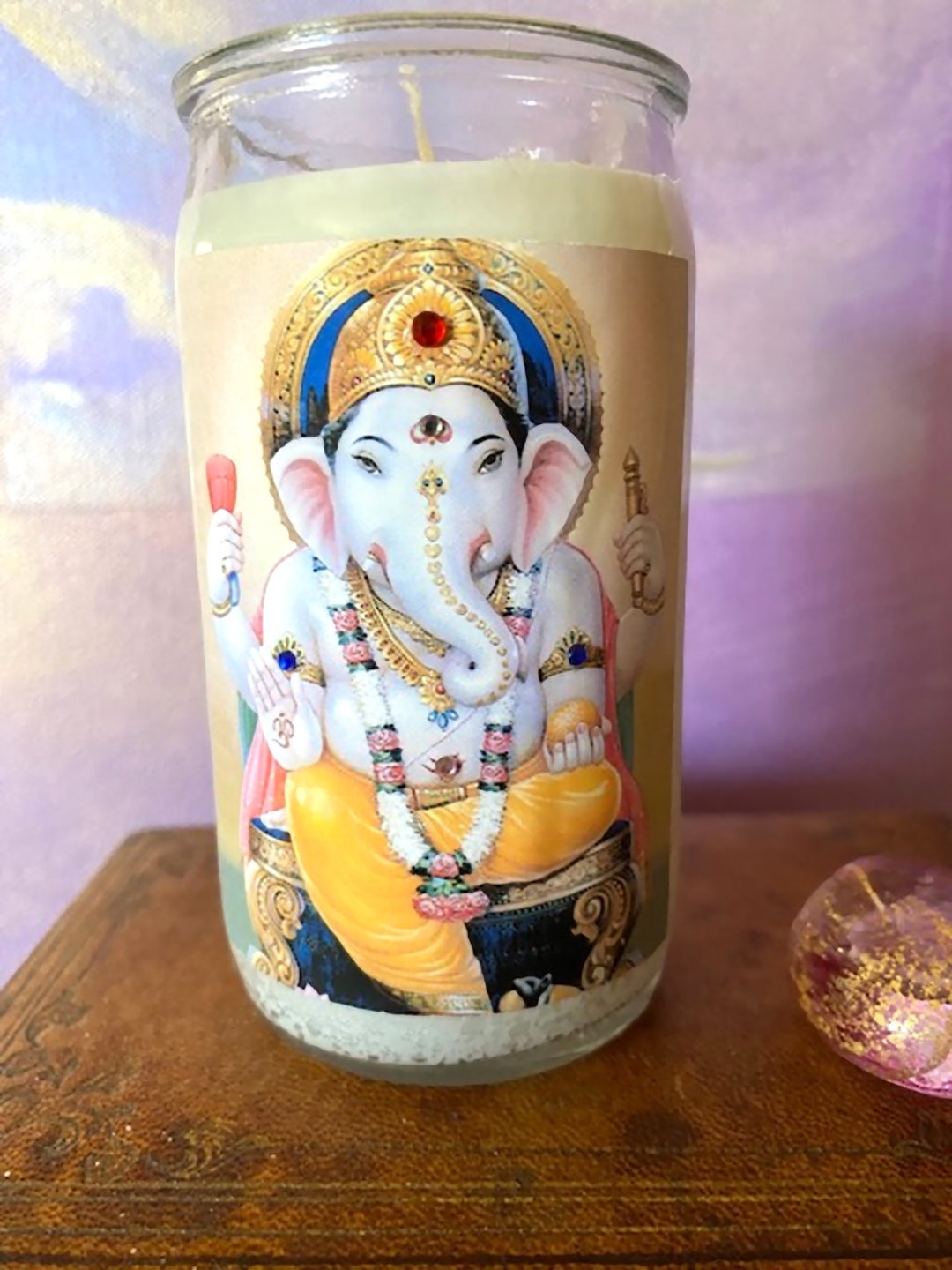 Lord Ganesh Altar Candle - Etsy