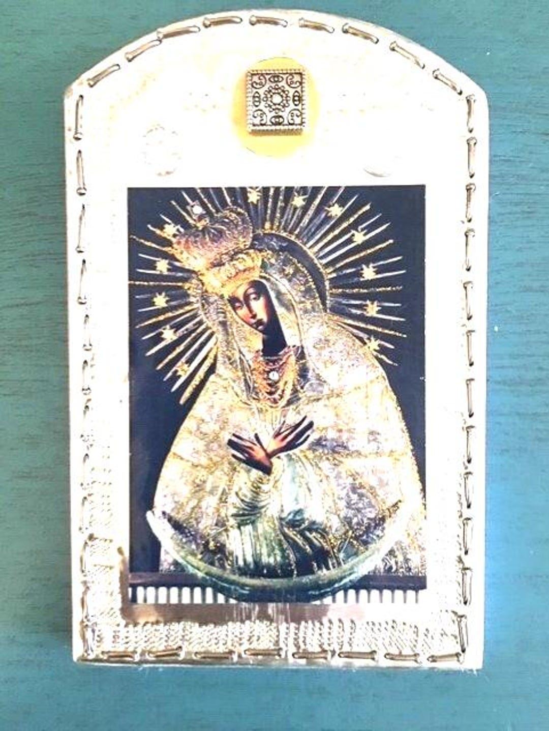 Ostra Brama Mary Retablo-icon - Etsy