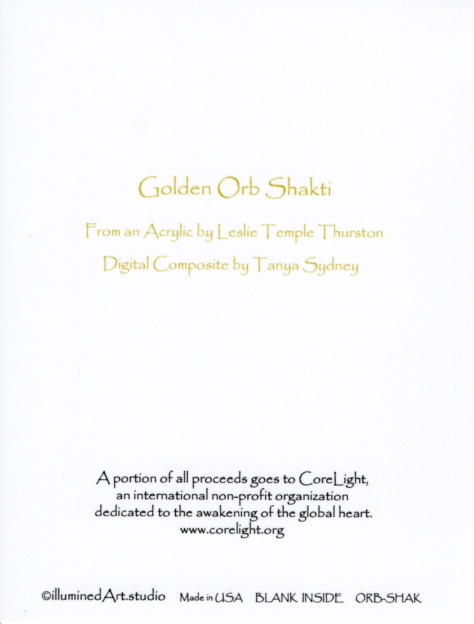 Sacred Orb Shakti Card - Etsy