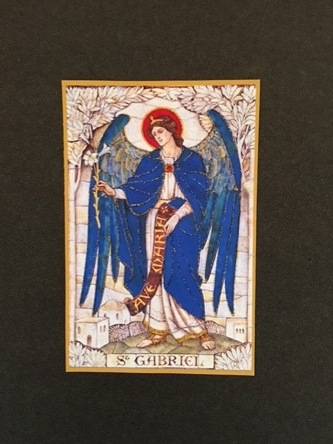 Archangel Gabriel Decal Hand-embellished - Etsy