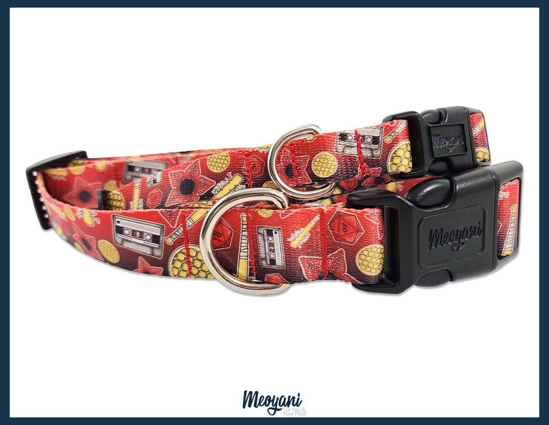 Weird Stuff Dog and Cat Collars/ Anime Pattern Collar/ Geek Nerdy Dog ...