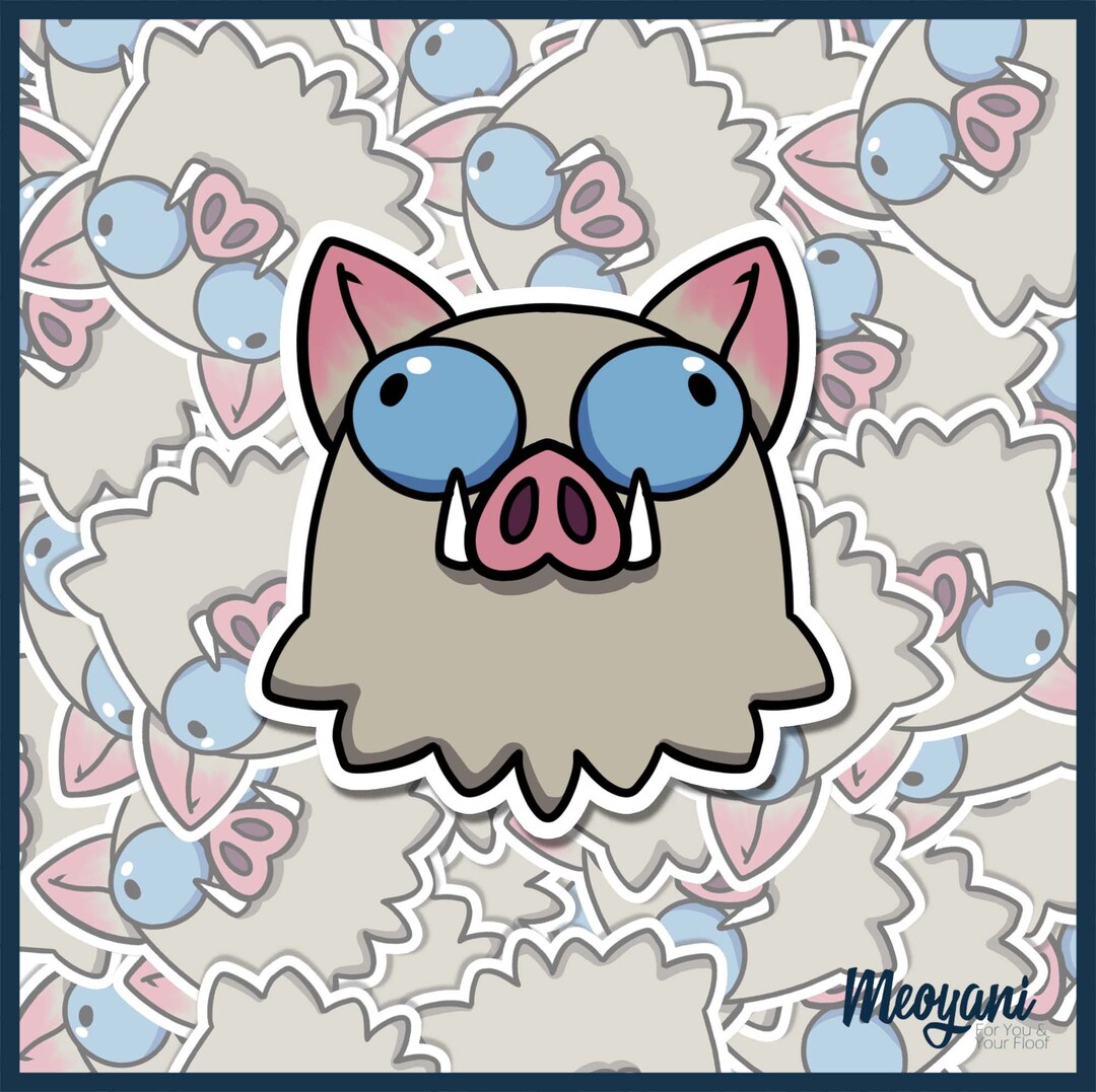 Beast Breathing Sticker /pig Head Sticker/ Tumbler Sticker/ Water ...