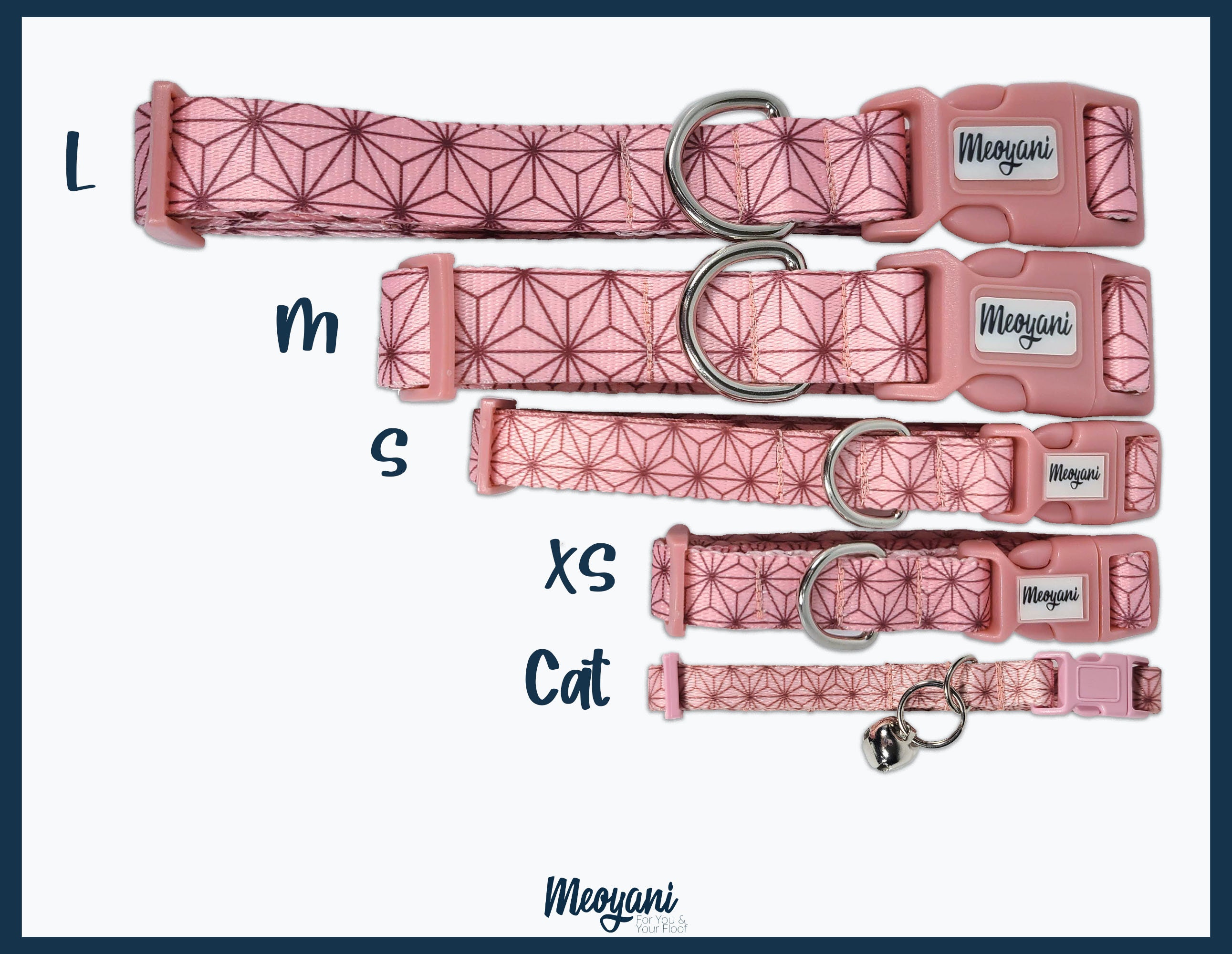 Demon Sister Kawaii Anime Dog and Cat Collars/ Pink Anime | Etsy