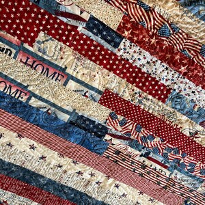 Patriotic Liberty, Glory American Flag Road Race Quilt - Etsy