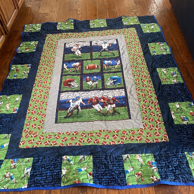 Football Quilts - Etsy