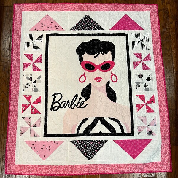 Barbie Quilt Panel - Etsy